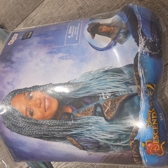 Disney | Costumes | Disney Descendants 2 Uma Outfit Blue And Black ...